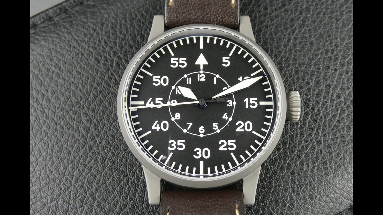 Laco Paderborn Pilot Watch 861749 - YouTube