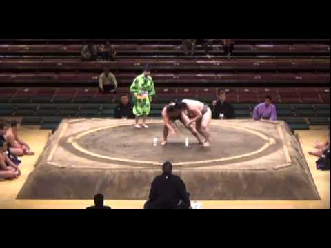 Nakatani vs Yuma Day 15 Sumo Natsu Basho May 2014 - YouTube