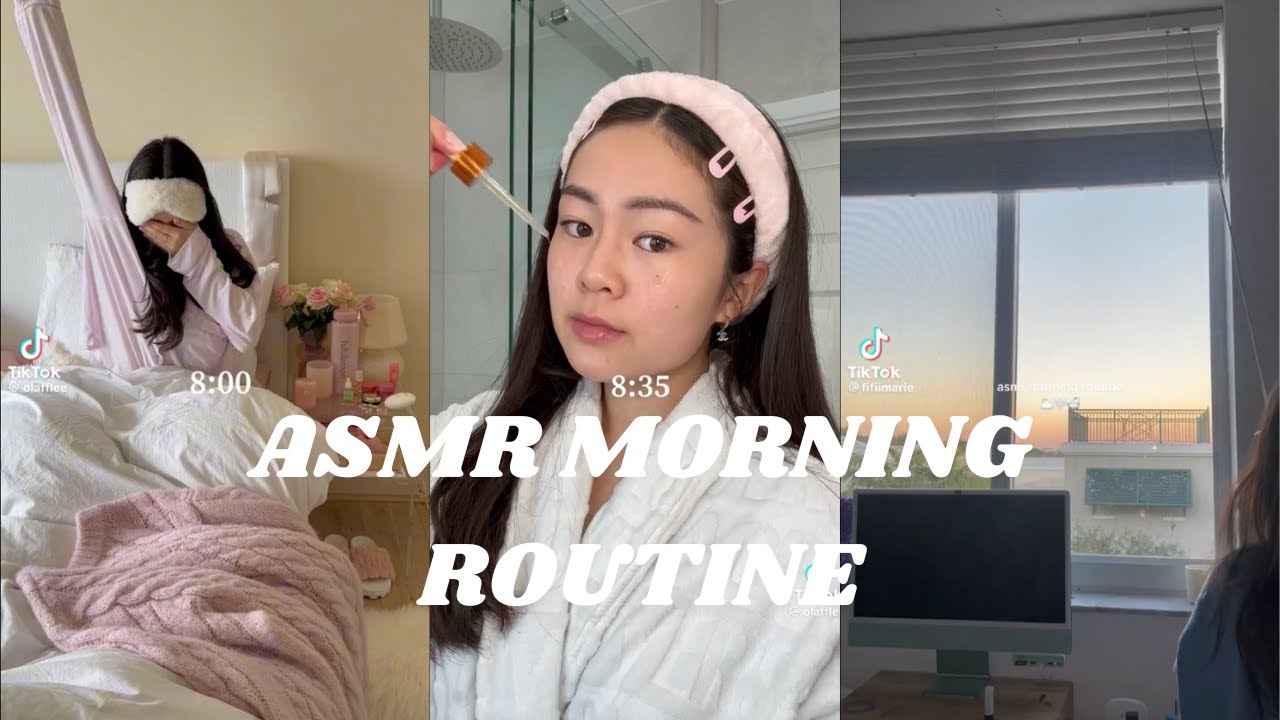 Asmr Morning Routine☁️♡ Tiktok Compilation Youtube