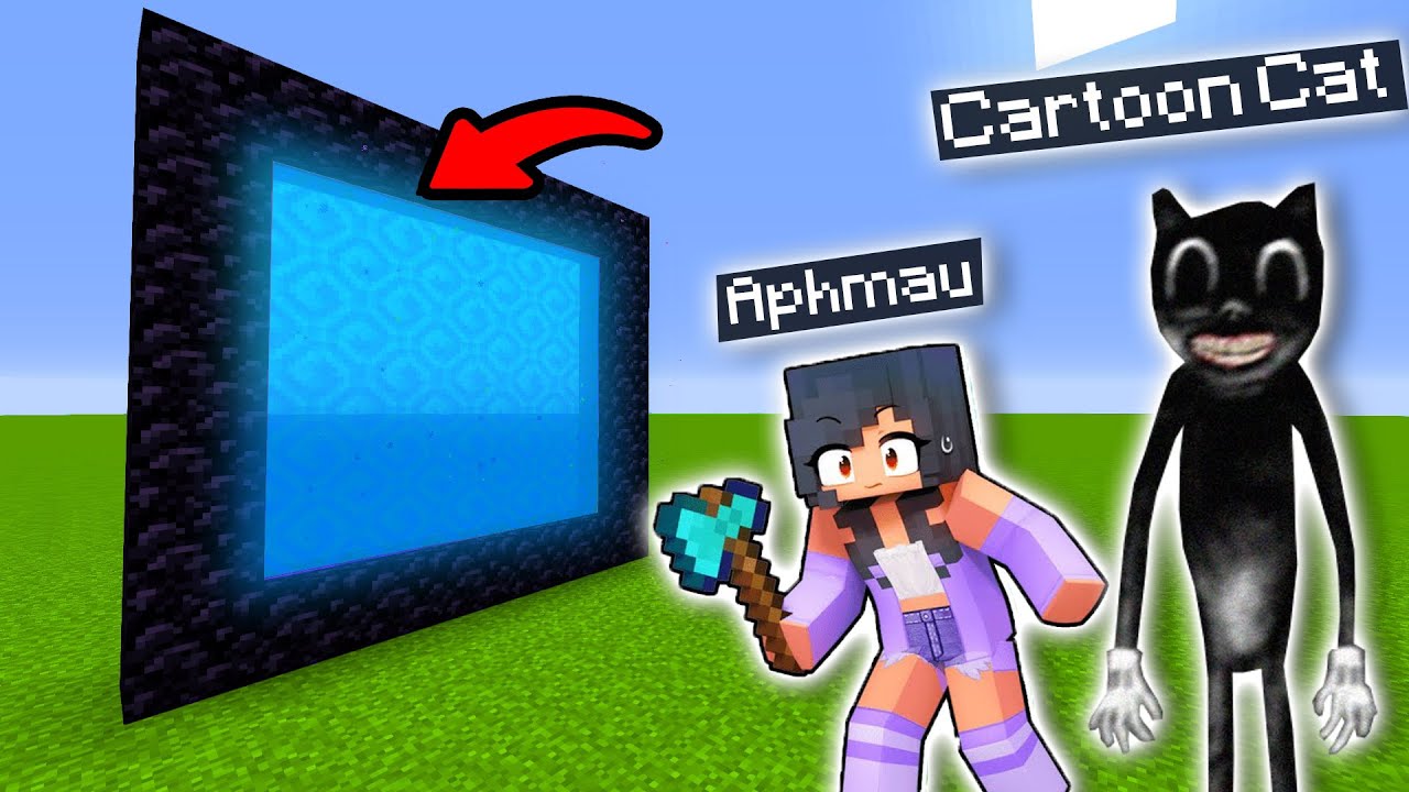 How To Make A Portal To The Aphmau Cartoon Cat Dimension in Minecraft ...
