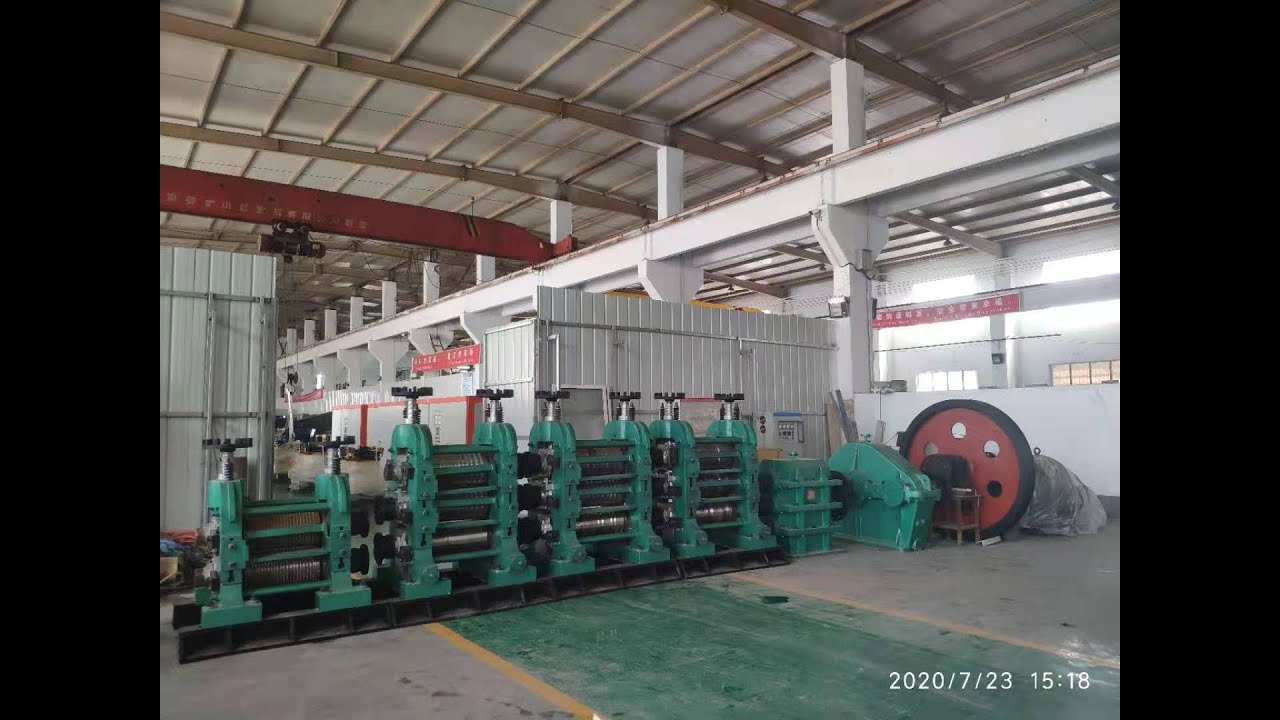 Rebar Production line mini steel bar horizontal rolling mill machine ...