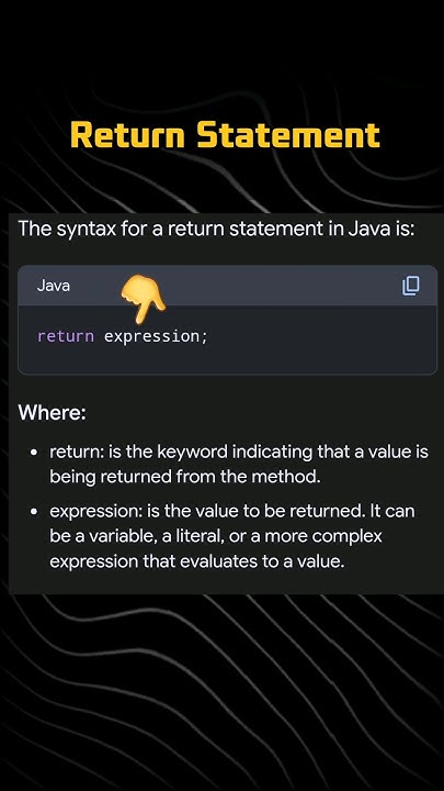 🎯 Return keyword / statement in java (Hindi) #javaprogramming #coding # ...