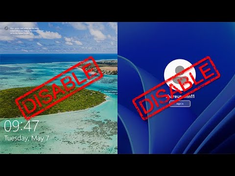 How to Remove Lock and Login Screen in Windows - YouTube