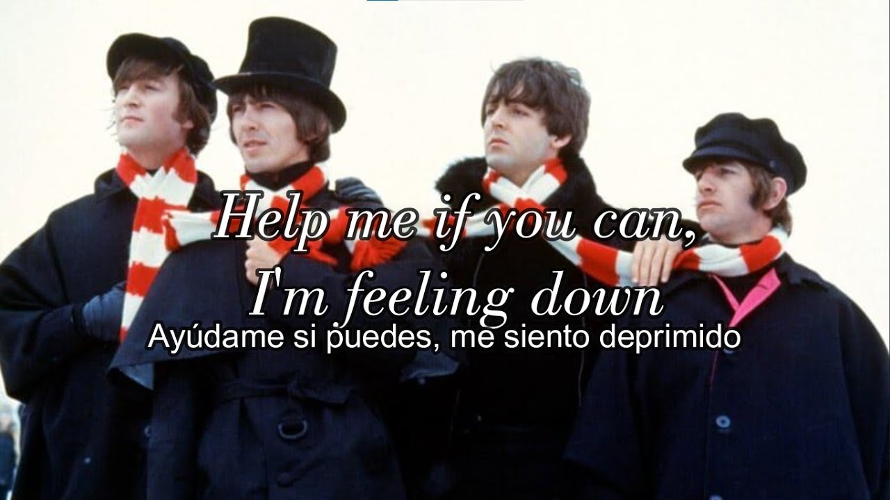 The Beatles. Help. Letra en español e inglés - YouTube