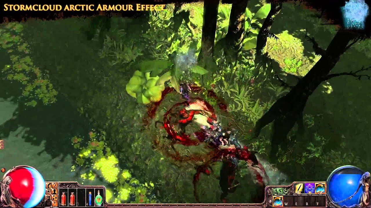 Path of Exile - Stormcloud Arctic Armour Effect - microtransaction ...