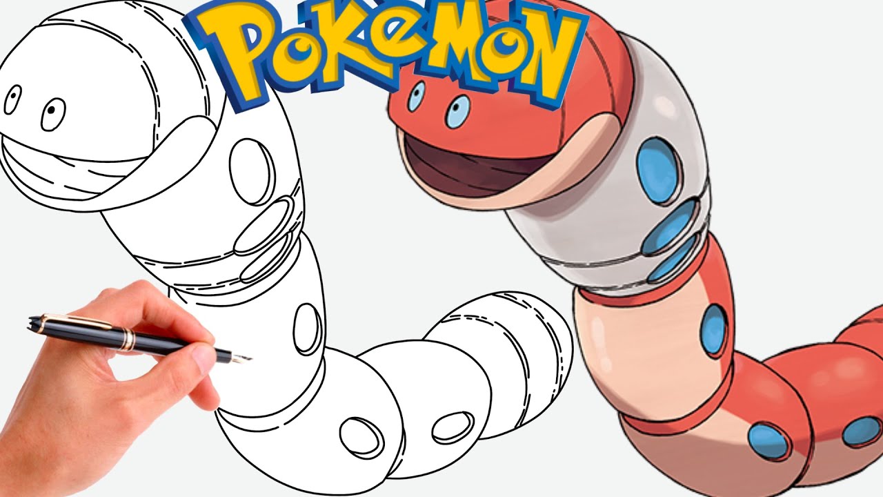 Cómo dibujar ORTHWORM POKEMON #968 | Generación 9 - YouTube