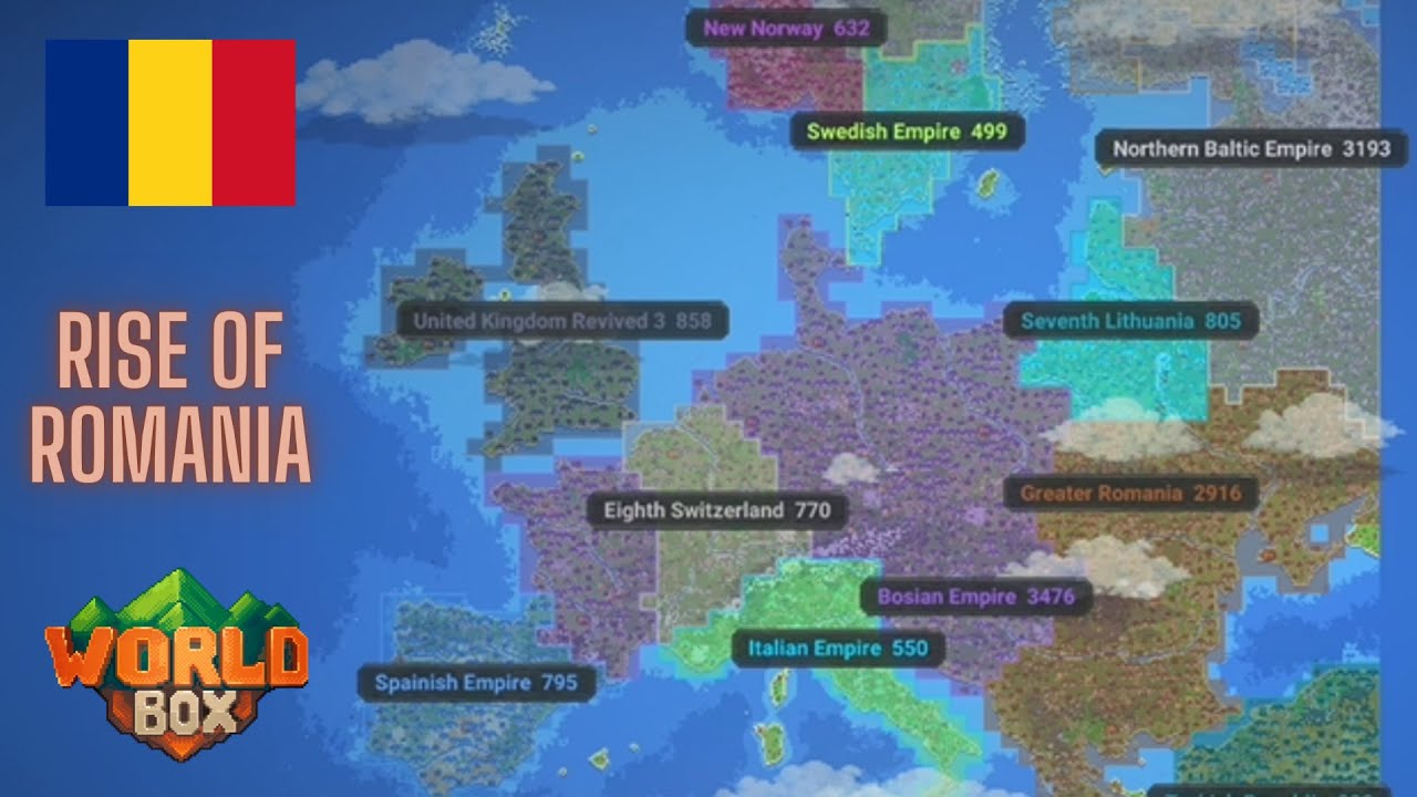 RISE OF ROMANIA | WORLDBOX - YouTube