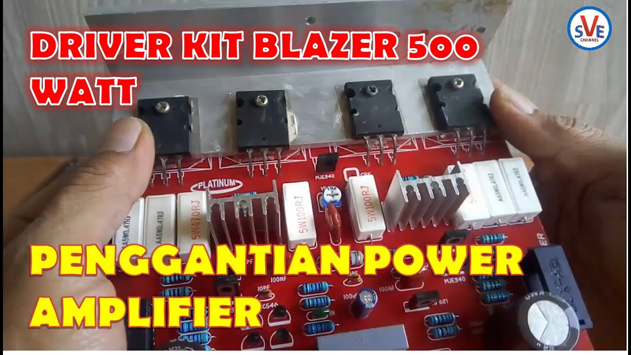 PEMASANGAN POWER AMPLIFIER BLAZER 500 WATT KIT DRIVER 0 - YouTube