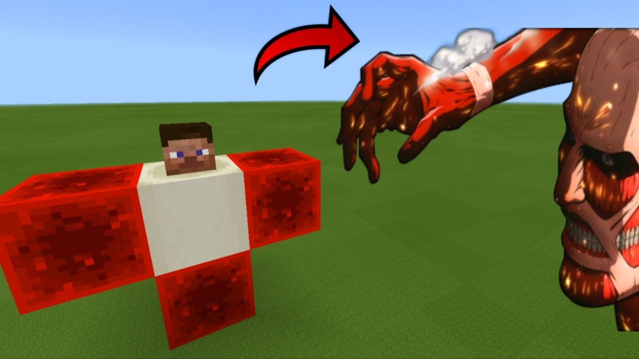 How To Summon Colossal Titan In Minecraft - YouTube