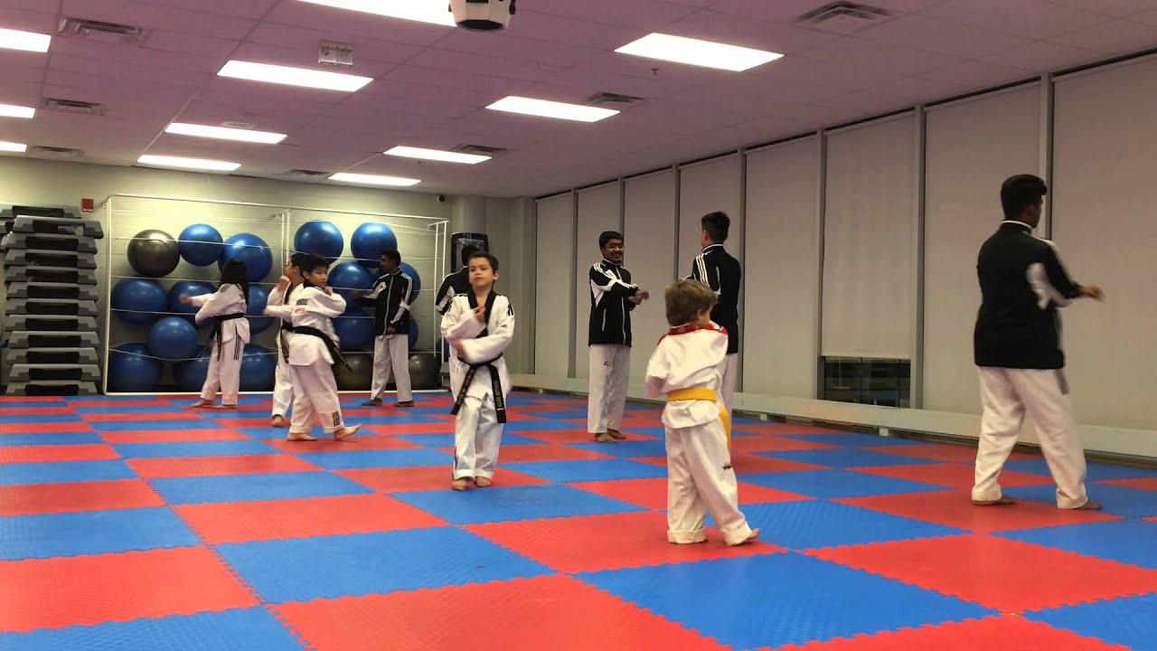 Senior white belt pattern - YouTube