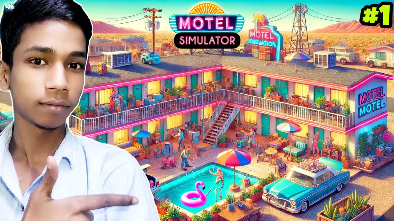 STARTING MY OWN MOTEL BUSINESS IN MOTEL SIMULATOR #1 - YouTube