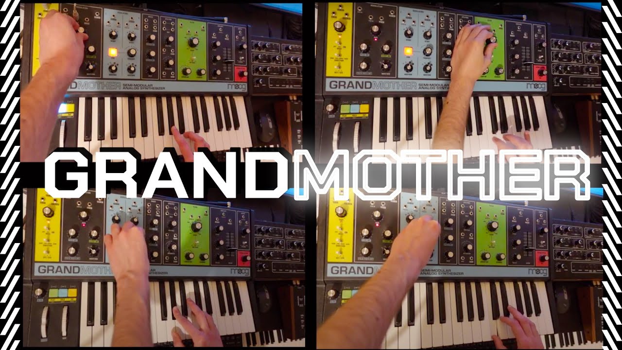 Moog Grandmother | Analog Bonanza x4 - YouTube