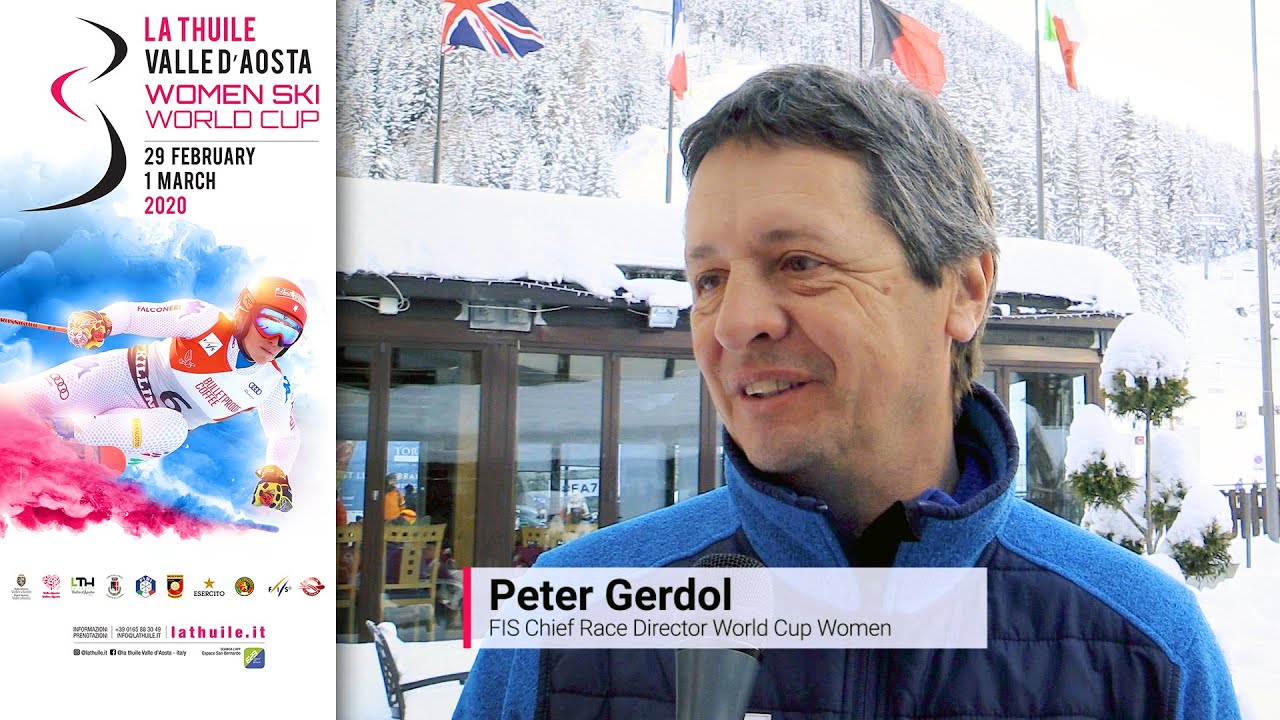 Peter Gerdol parla della tappa di La Thuile - Audi FIS Ski World Cup ...