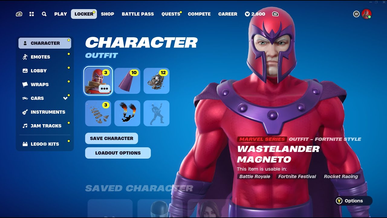 Fortnite | Wastelander Magneto unlock | Page 2 | Marvel Series Outfit ...