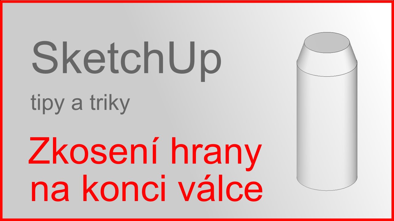 Tipy a triky – zkosení hrany na konci válce - YouTube