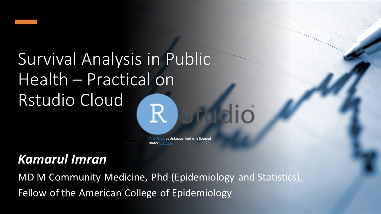 Survival Analysis in Public Health Using R - Practical in RStudio Cloud ...