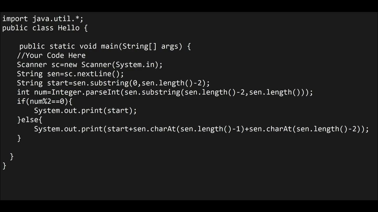 SkillRack-Daily Challenge - Swap or Remove Digits (Program Id: 8402) 08/02/2023 (JAVA/C) - YouTube