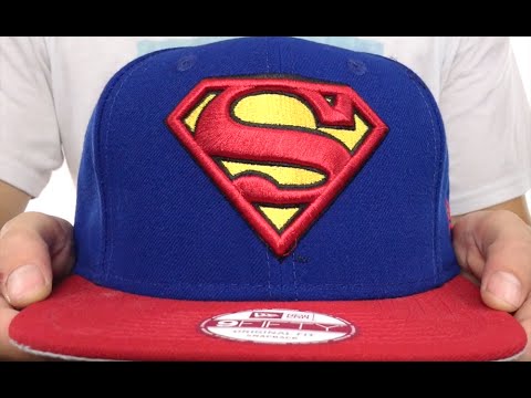Superman 'QUARTER-SUB SNAPBACK' Royal-Red Hat by New Era - YouTube