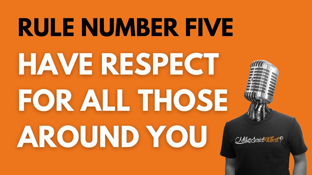 Free Restaurant Staff Training Videos - Rule 5 with MikeSaidWhat - YouTube