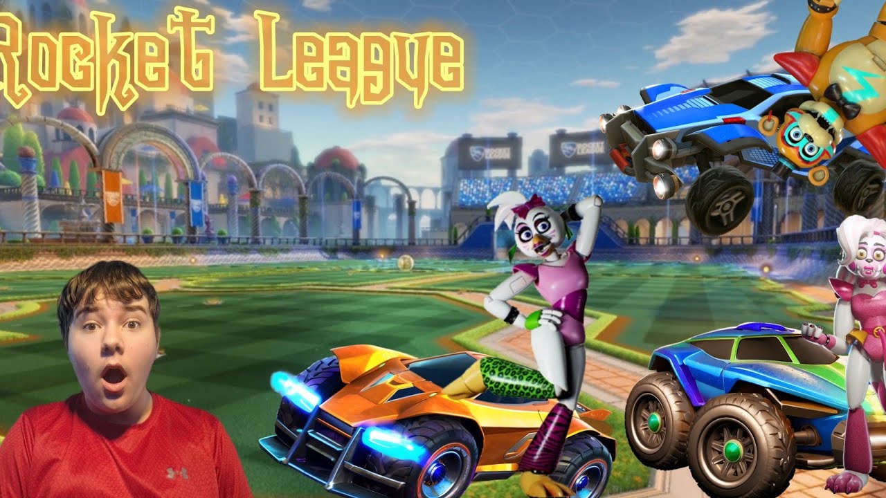 I PLAYED ROCKET LEAGUE WITH MY ANIMATRONIC FRIENDS!?!? (Rocket League ...