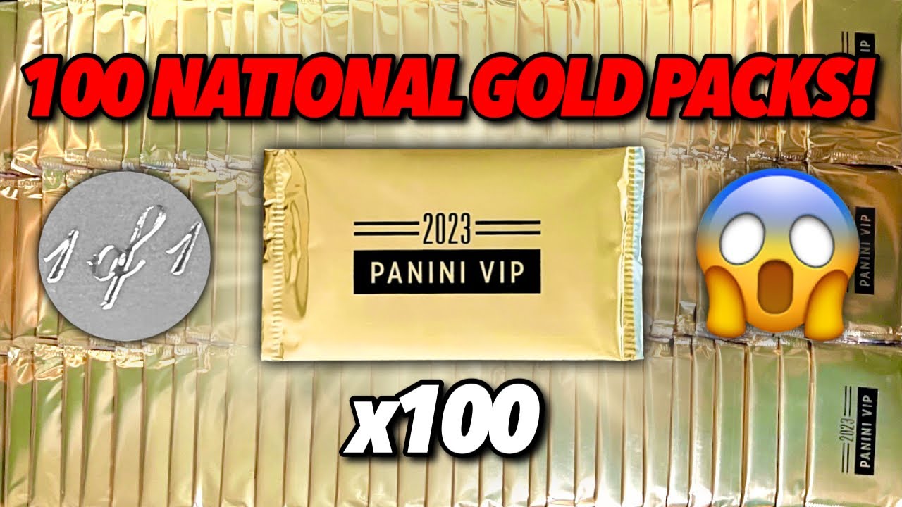 *THESE PACKS ARE INSANE (SICK 1/1)! 😱🔥* Opening 100 PANINI NATIONAL VIP ...