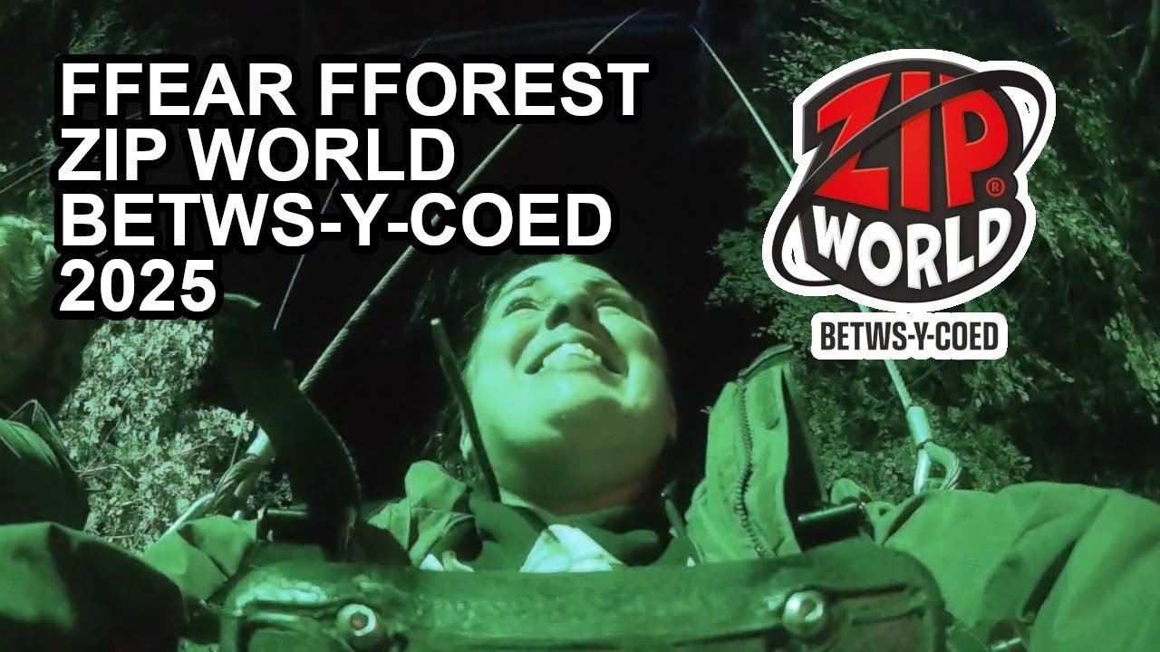 Ffear Fforest 2025, Zip World, Betws-y-Coed, Wales - YouTube