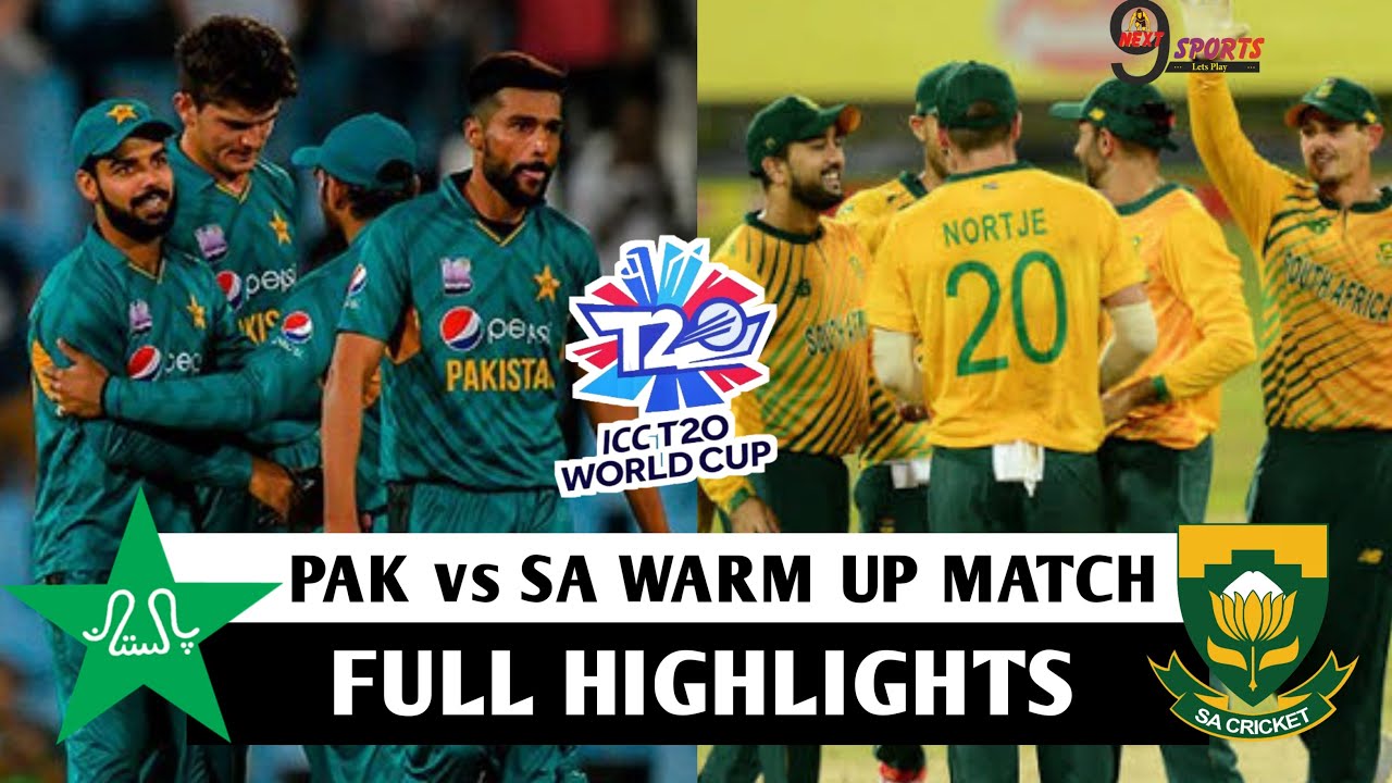 Pakistan vs South Africa Warm up Match Highlights 2021 | PAK vs SA Warm ...