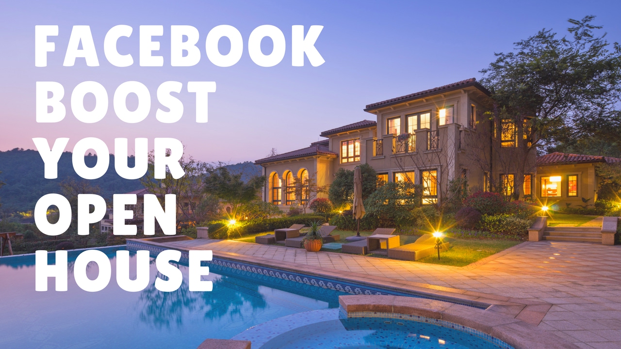 How to Boost Your Open House on Facebook - Real Estate Marketing - YouTube