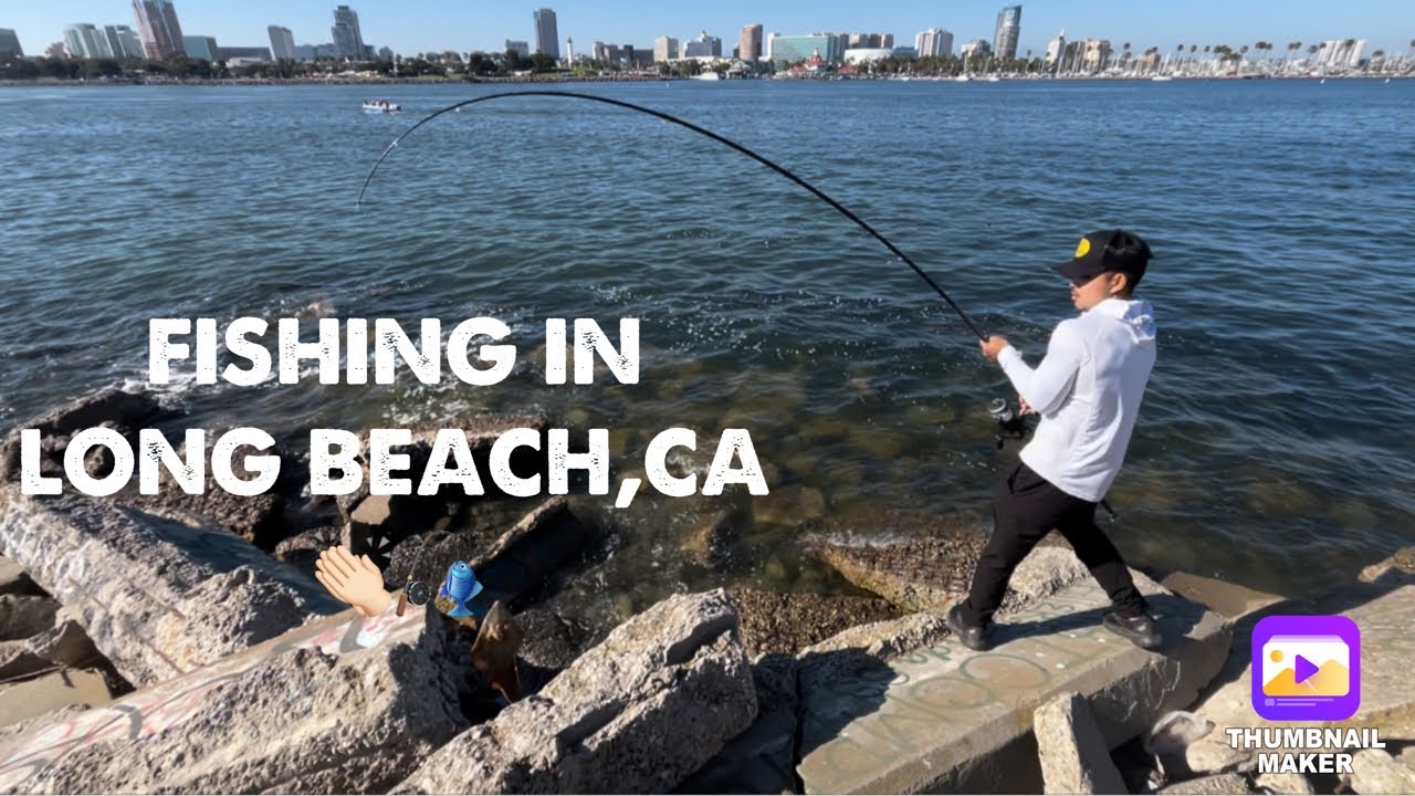 FISHING IN LONG BEACH CALIFORNIA 🎣🐟 - YouTube
