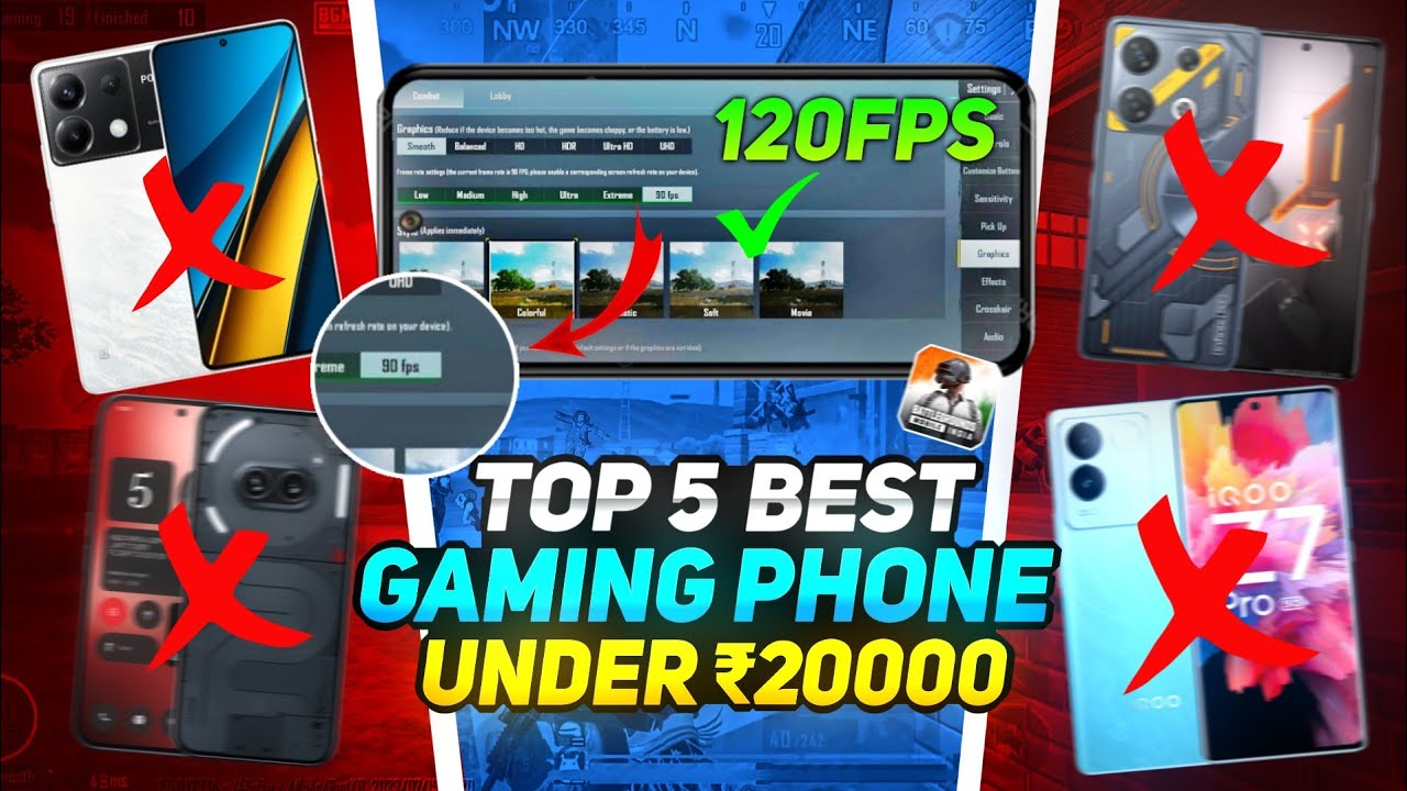 Top 3 🔥 120 FPS Gaming Phone Under 20,000 For Pubg Bgmi | Best Gaming ...