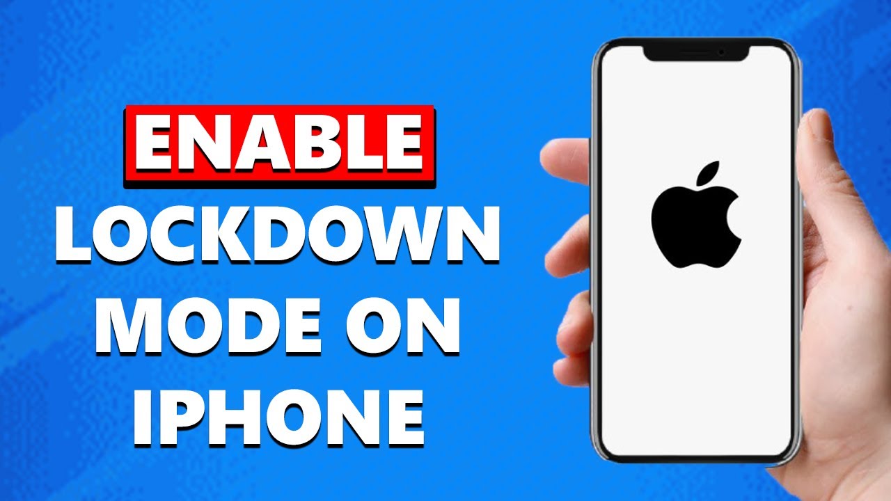 How To Enable Lockdown Mode iPhone - YouTube