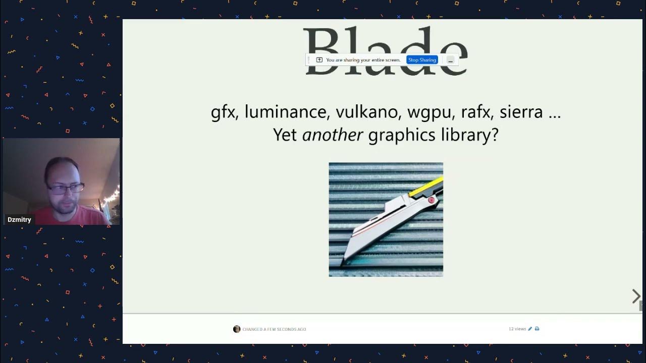 Blade | Dzmitry Malyshau - Rust Graphics Meetup #3 - YouTube