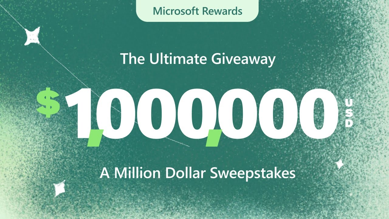Microsoft Rewards: A million-dollar sweepstakes - YouTube