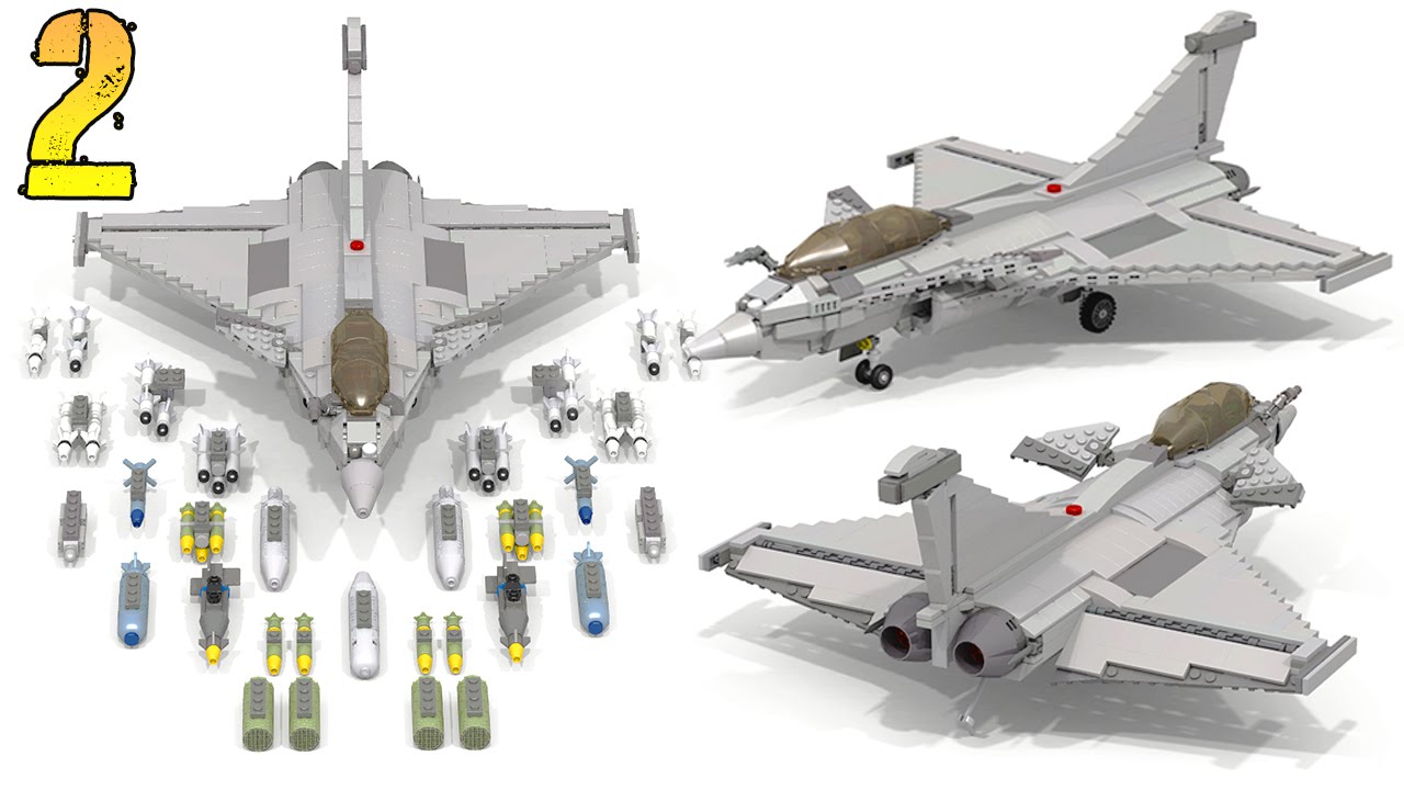 How To Build Lego DASSAULT RAFALE (Part 2) - YouTube