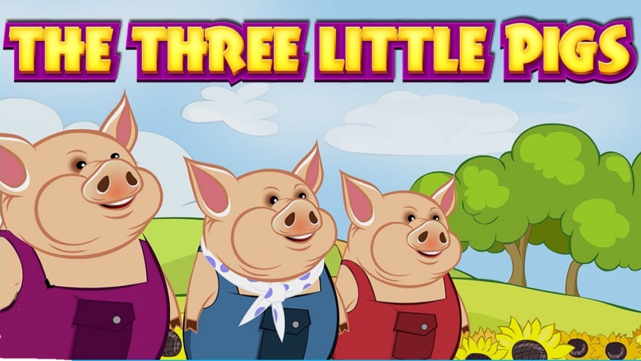 The Three Little Pigs – Short Story for Kids - YouTube