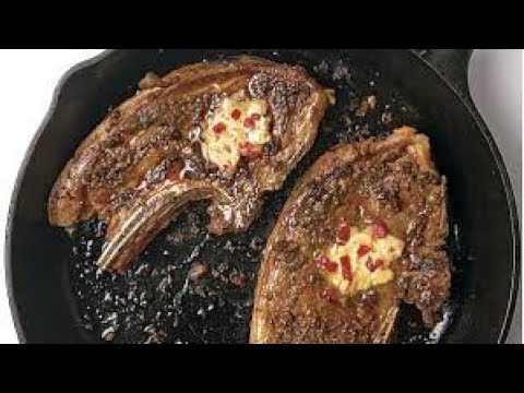 how to make mutton steak recipe - YouTube