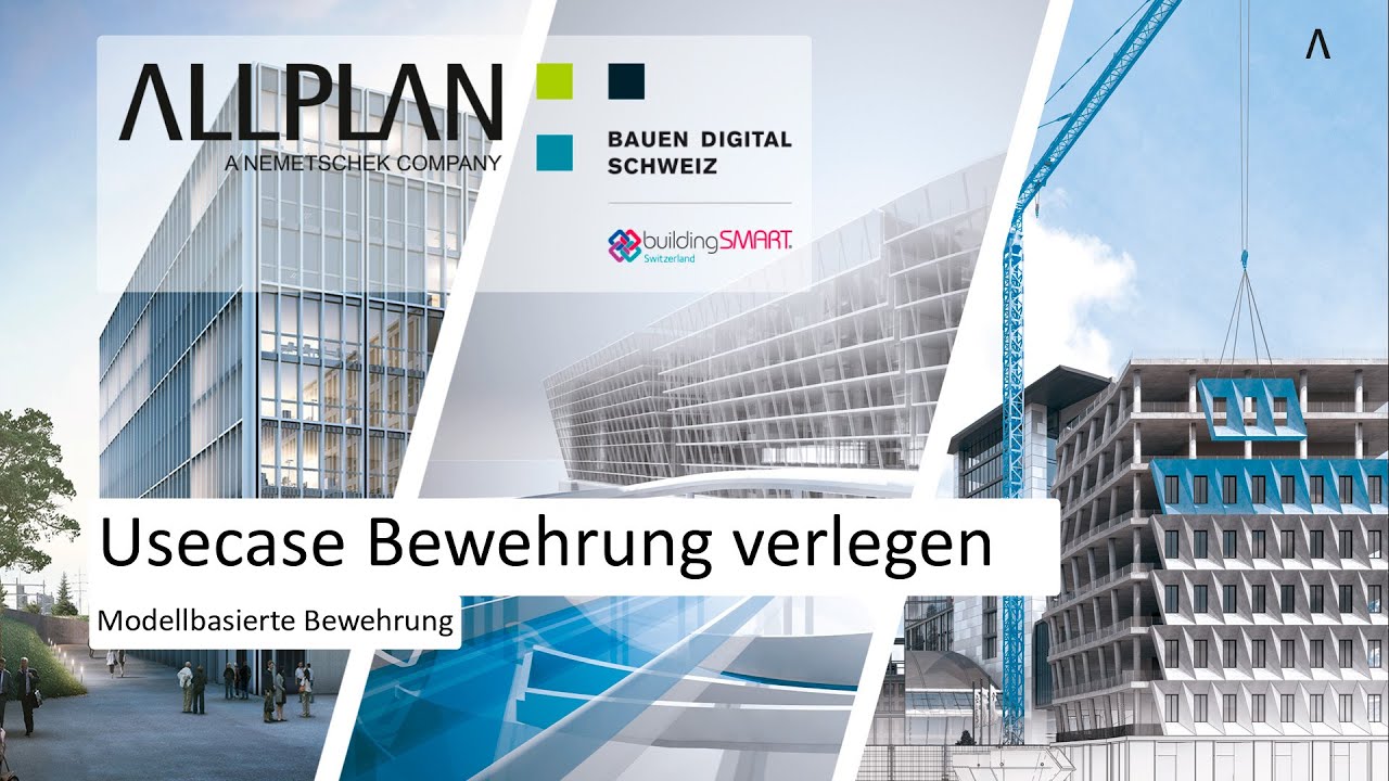 Modellbasierte Bewehrung mit Allplan und Bimplus (Usecase Bewehrung verlegen) - YouTube
