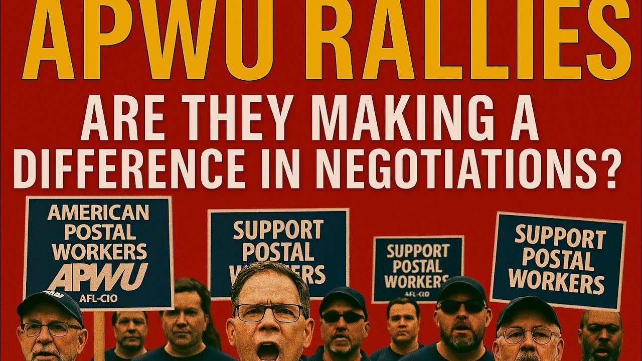 🏻APWU Rallies: Are They Making a Difference in Negotiations? - YouTube