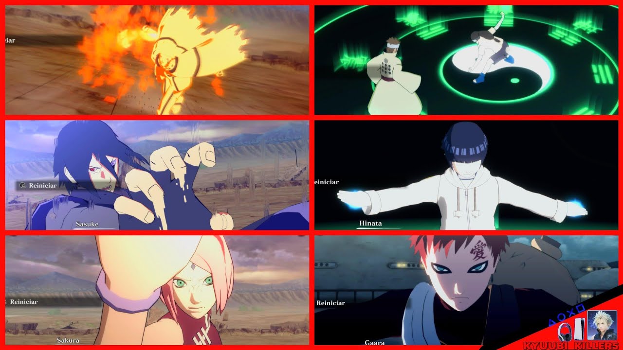 Ninja de la Hoja y de la Arena Niño y adultos Jutsu definitivo Naruto X ...