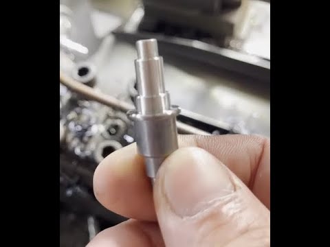 Multi step shaft components steps forming auto machining lathe - YouTube