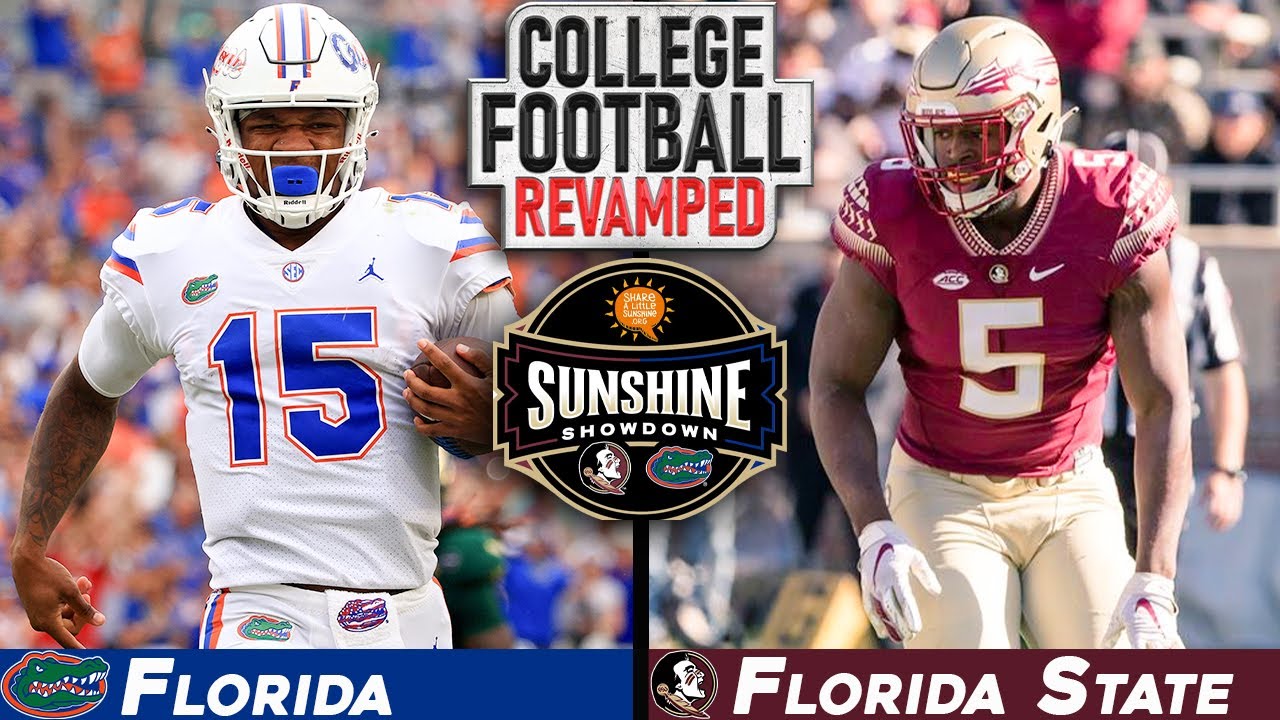 Florida Gators vs 16 Florida State Seminoles Week 13 (NCAA Football 14 ...