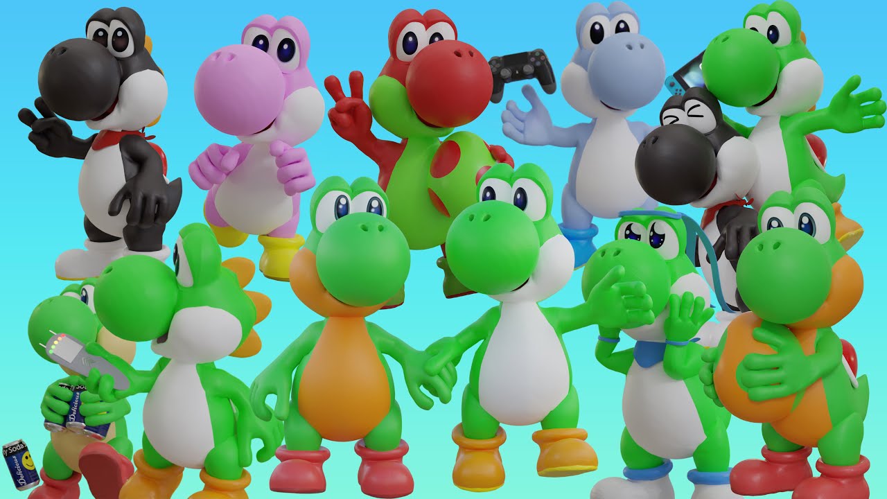 3D Rendering World-Yoshis - YouTube