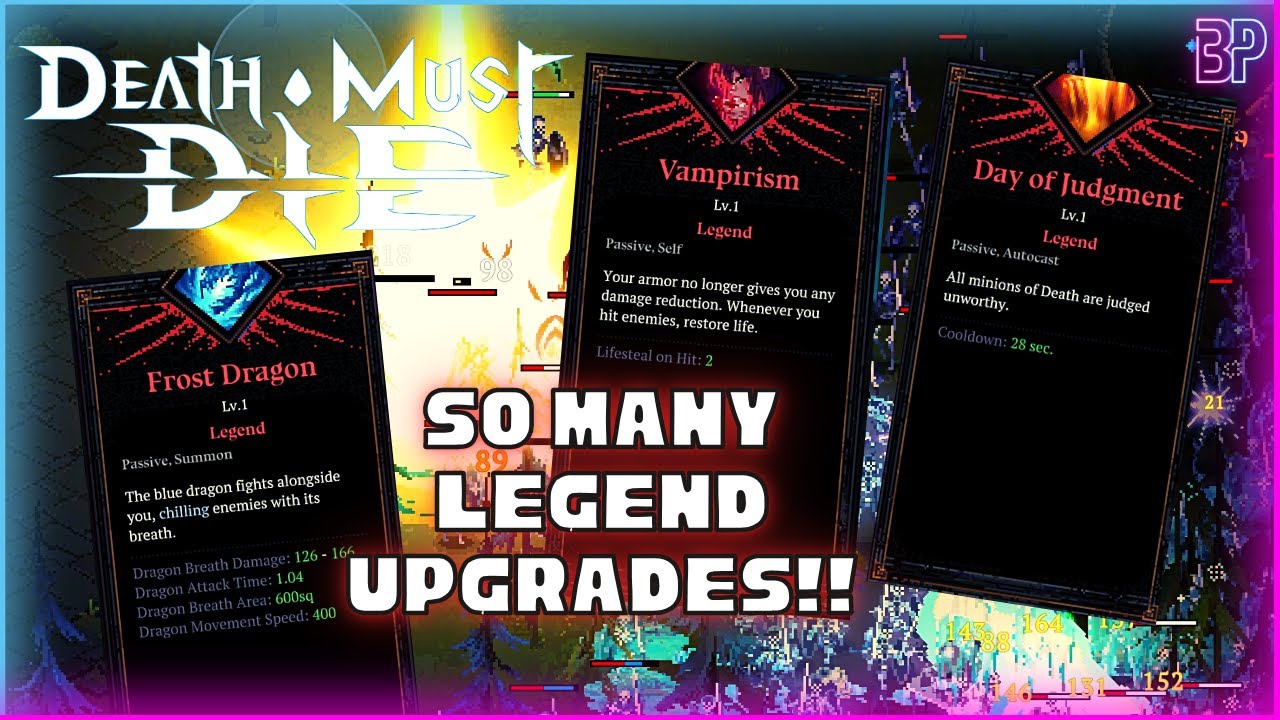 SO MANY LEGEND UPGRADES!! | Death Must Die - YouTube