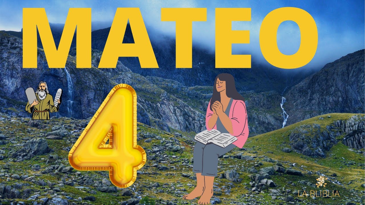 Mateo 4 "Jesús, es tentado en el desierto" nuevo testamento. 4°de 28 ...