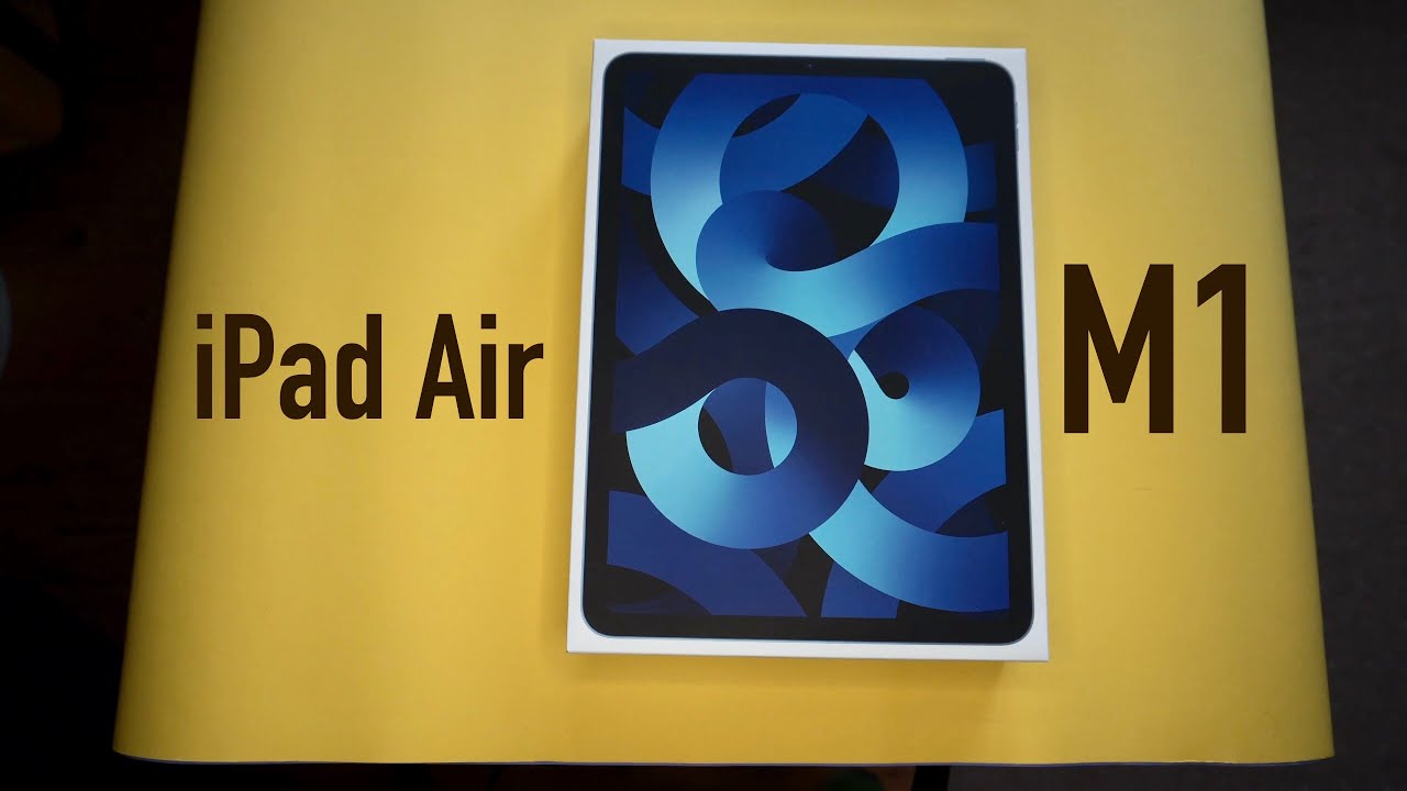 Blue M1 iPad Air 2022 unboxing - YouTube