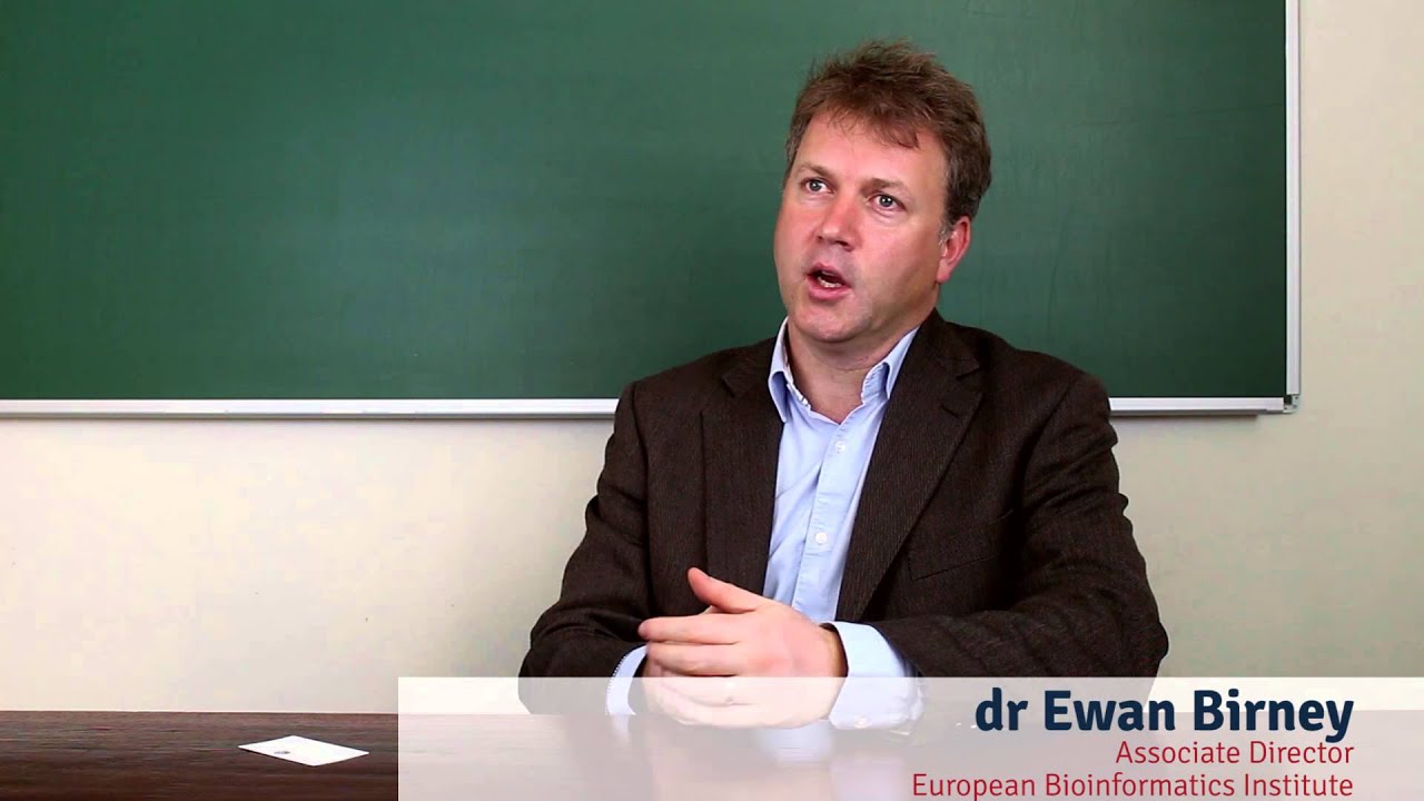 Bioinformatics as a helpful tool for scientists - dr Ewan Birney - YouTube