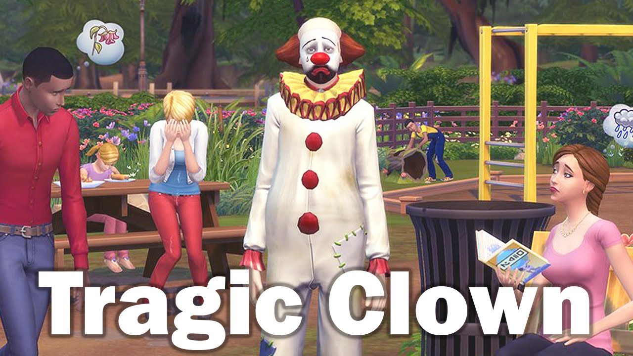 How to Summon The Tragic Clown in the Sims 4 - YouTube