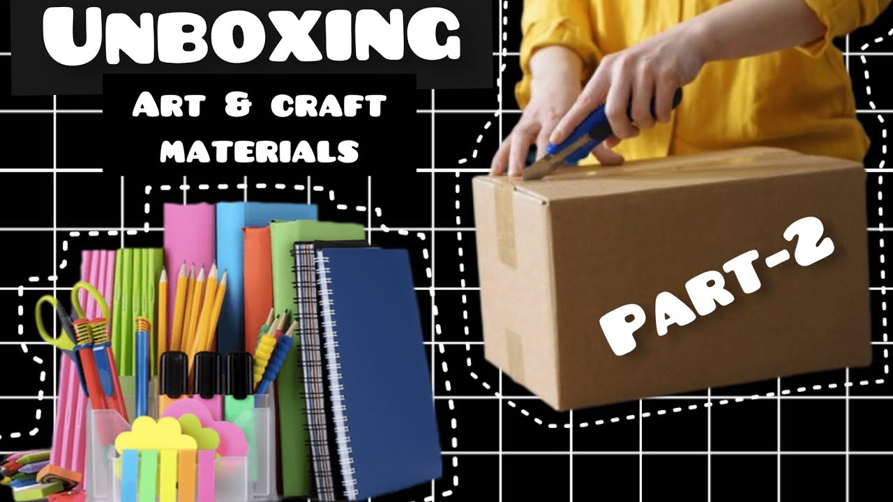 Unboxing New Craft and Art Materials From Amazon|| Part-2 #unboxing ...