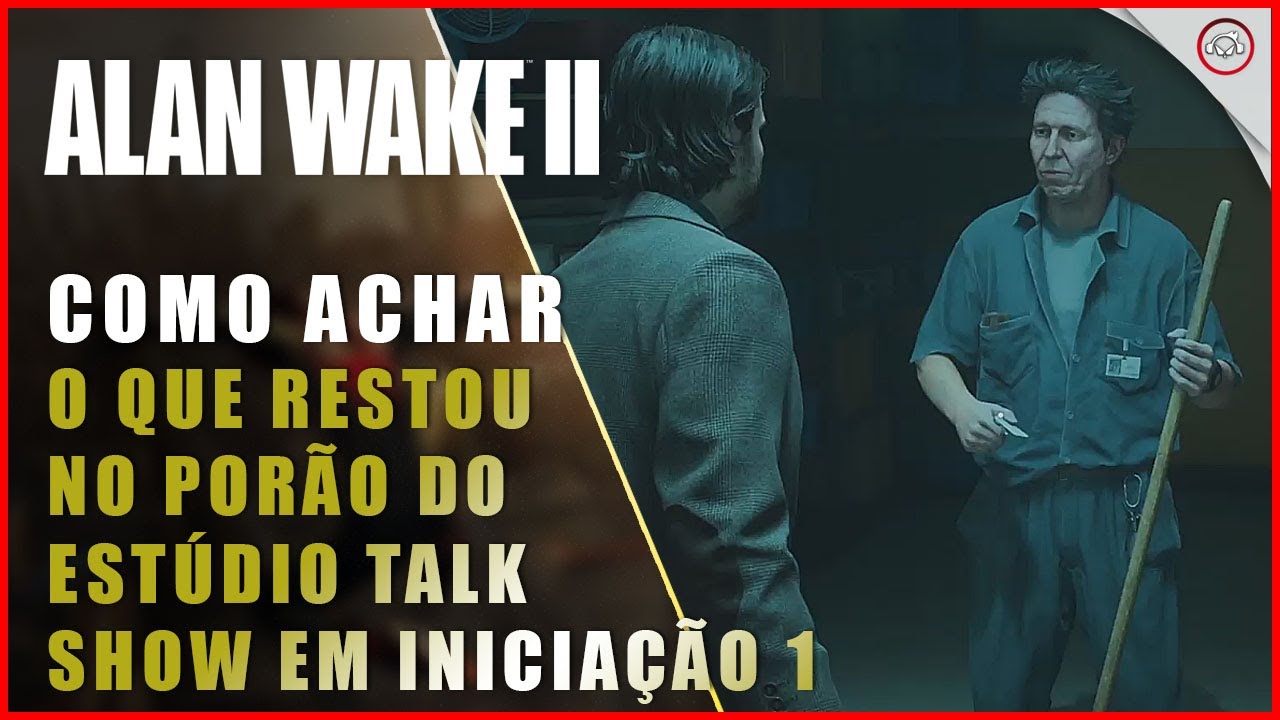 Alan Wake 2, Como achar o que restou no porão do Estúdio do Talk Show ...