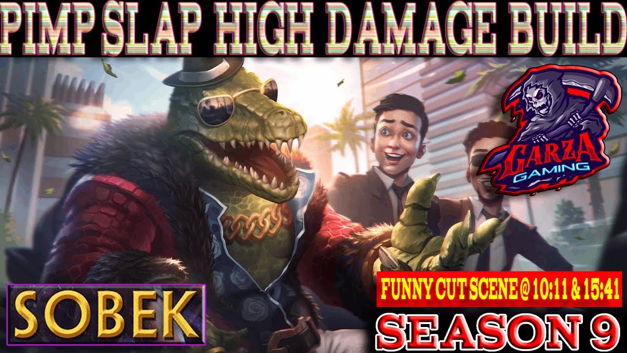 Sobek High Damage & Defense Build (Hilarious Cut Scenes) | SMITE Arena ...
